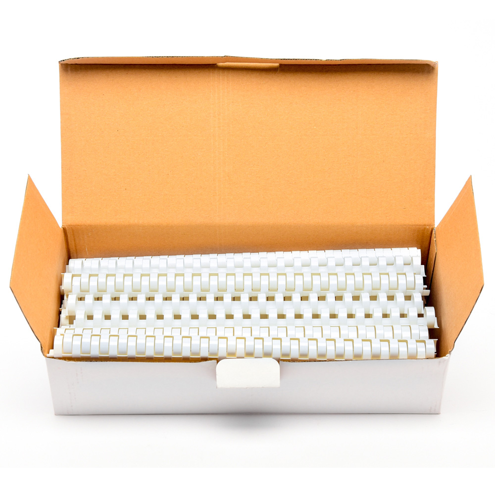 Q-Connect Binding Comb White 16mm (5/8 in) A4 KF24025