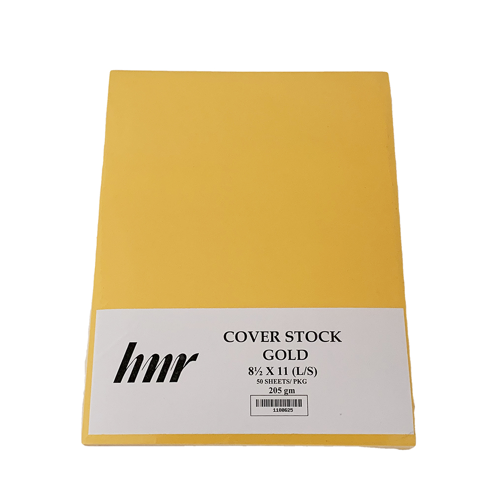 HNR Cover Stock Paper Letter Size Paperline Gold 205gsm ea-pk/50 1100625