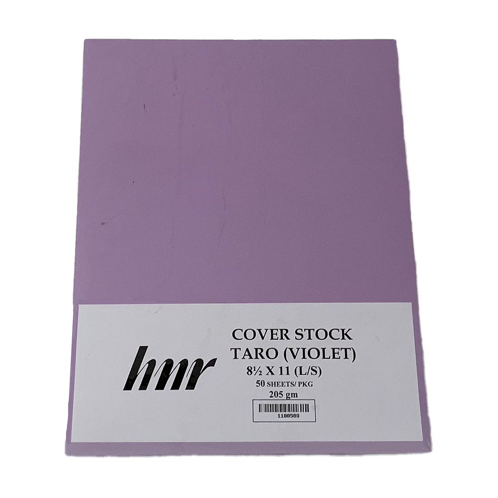 HNR Cover Stock 8.5 in x11 in (Letter) Taro 205gsm ea-pk/50 1100589