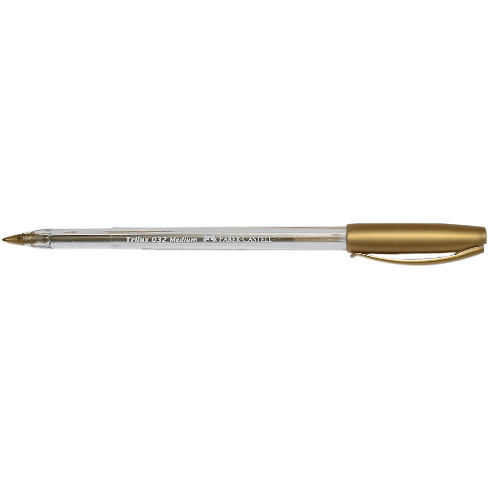 Faber Castell Ballpoint Trilux 032-M Gold 443210