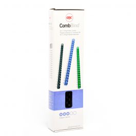 Rexel GBC Binding Comb Black 6mm (1/4 in) A4 4028173U per comb