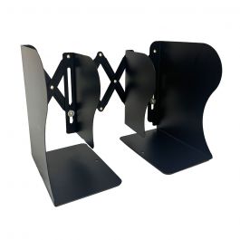OIC Heavy Duty Expandable Book-Ends Black 93190