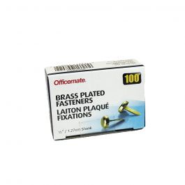 OIC FASTENER Paper Brass Plated 1/2in 99802