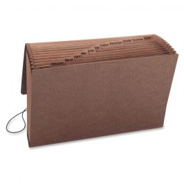Smead Expanding File Legal Flap+Cord Jan-Dec H-Duty 70390/ R119MLZ