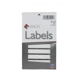 Maco File Folder Label Black FF-L8