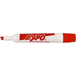 Sanford Expo WhiteBoard Marker Red Non Toxic Chisel tip 80002