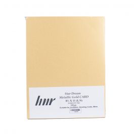 HNR Star Dream Metallic Gold Card L/S 285 Gm