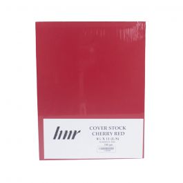 HNR Cover Stock Paper 8 1/2 x 11 Letter Size Cherry Red 180gsm ea-pk/50 ...