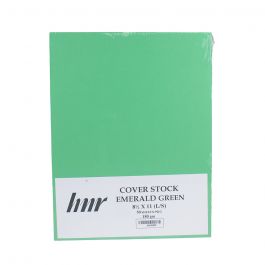 HNR Cover Stock Paper 8 1/2 x 11 Letter Size Emer.Green 180gsm ea-pk/50 ...