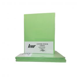 HNR Cover Stock Paper 8 1/2 x 11 Letter Size Green 190gsm ea-pk/50 1100895