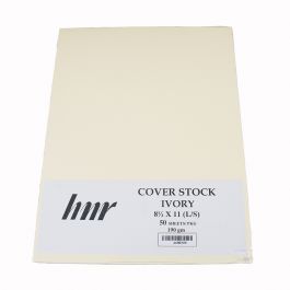 HNR Cover Stock Paper Letter Size Ivory 190gsm pk/50 1100722