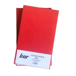 HNR Cover Stock Paper 8.5 in x14 in (Legal) Red 190gsm ea-pk/100 1100743