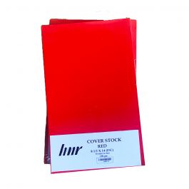 HNR Cover Stock Paper 8.5 in x14 in (Legal) Red 190gsm ea-pk/50