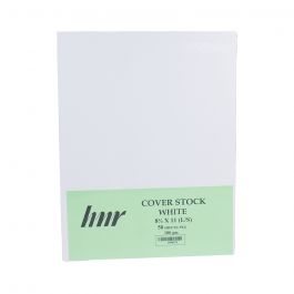 HNR Cover Stock Paper Letter Size White 180gm 1100721