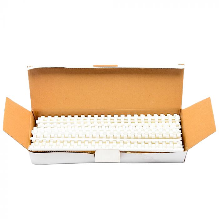 Q-Connect Binding Comb White 8mm (5/16 in) A4 per comb