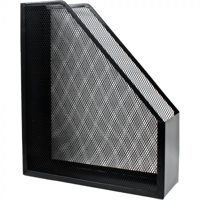 Q-Connect Magazine Rack Mesh Black KF00862